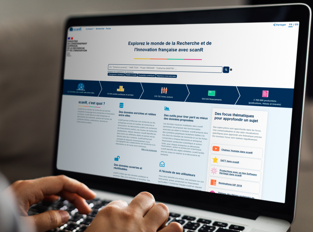 ScanR: the search engine platform of the Ministry of Higher Education ...